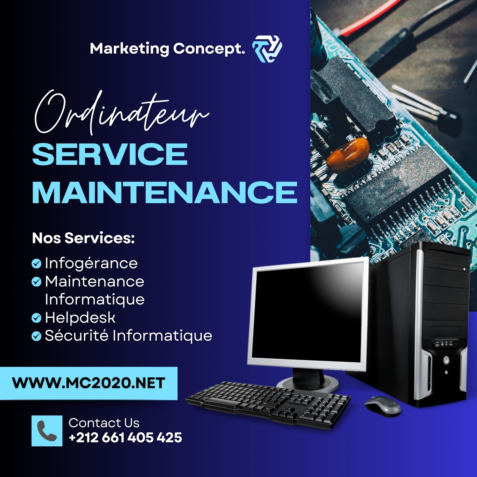 Maintenance et Assistance Informatique. - .:: Marketing Concept